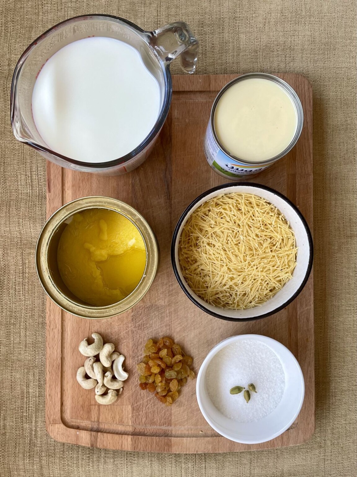 Vermicelli Pudding with Condensed Milk