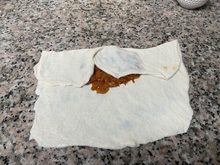 Mahjouba Recipe | Algerian Semolina Crepes | butfirstchai.com