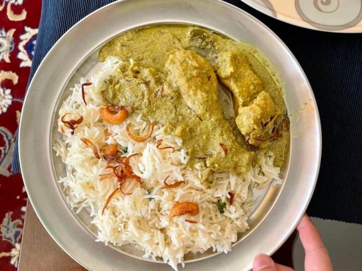Hariyali Chicken | Chicken in Mint Coriander Yoghurt Sauce