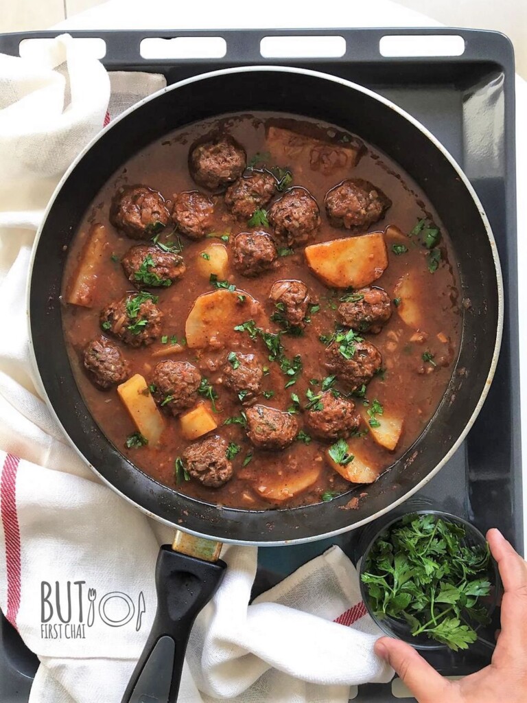 Daoud Basha Recipe | Lebanese Meatballs Stew
