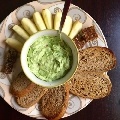 Avocado Labneh Dip | butfirstchai.com