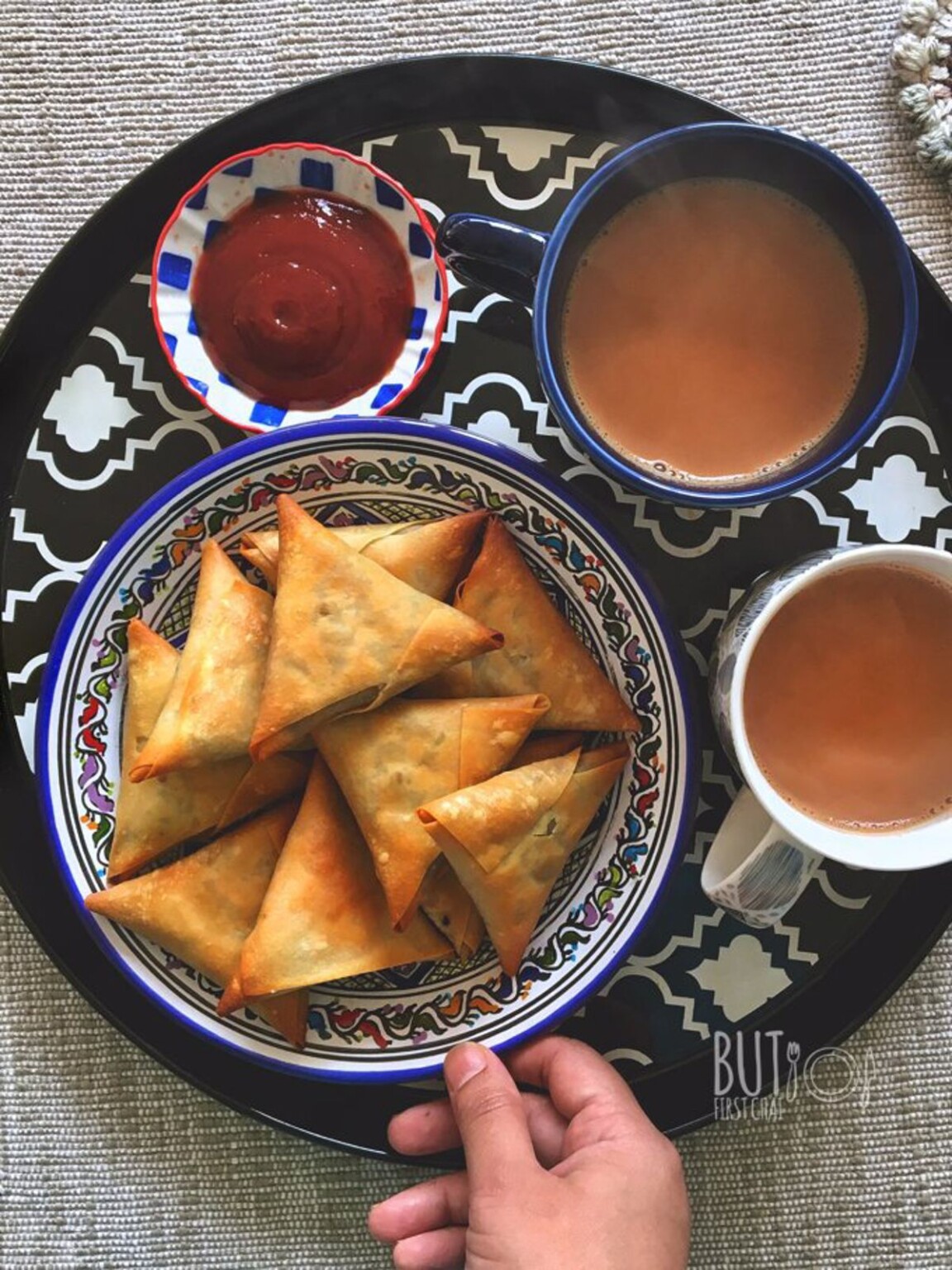 Baked Samosas | butfirstchai.com