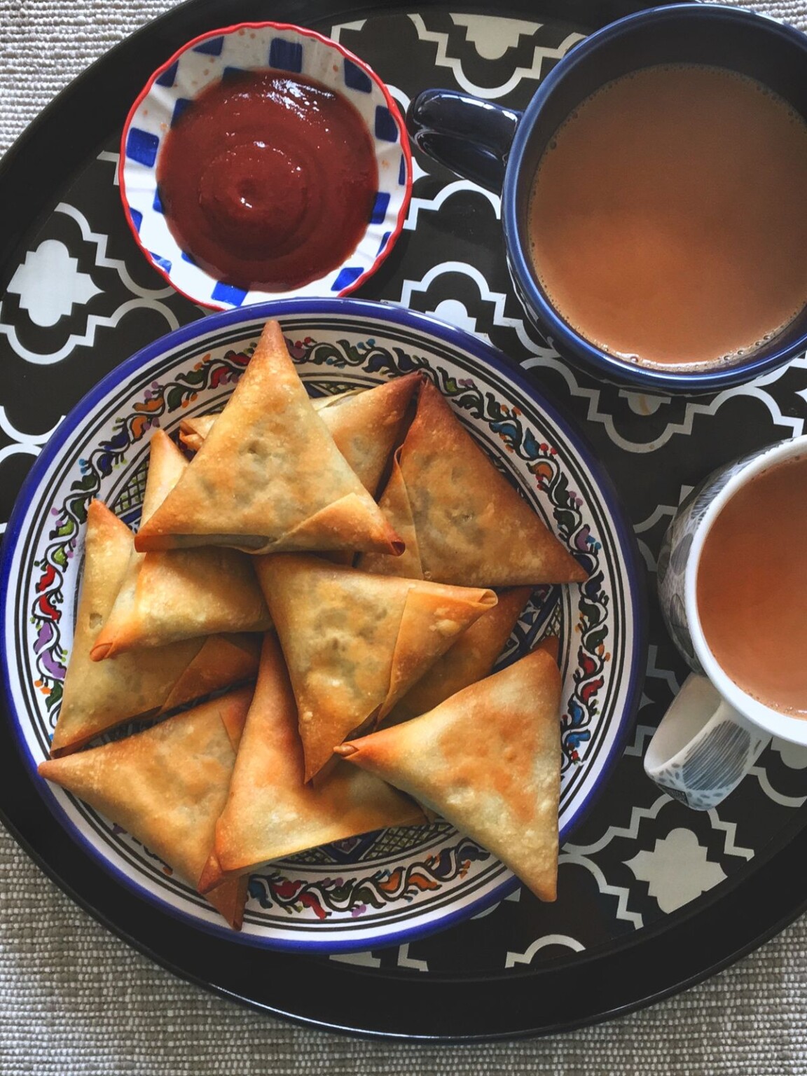 Baked Samosas (Fresh or Frozen) | butfirstchai.com