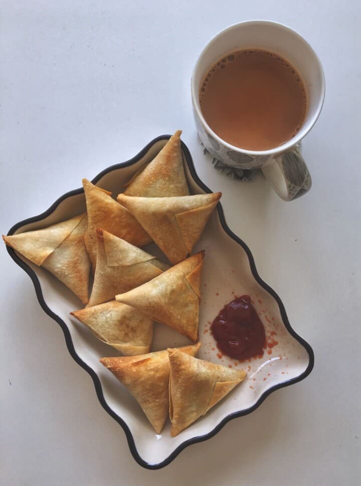 Baked Samosas | butfirstchai.com