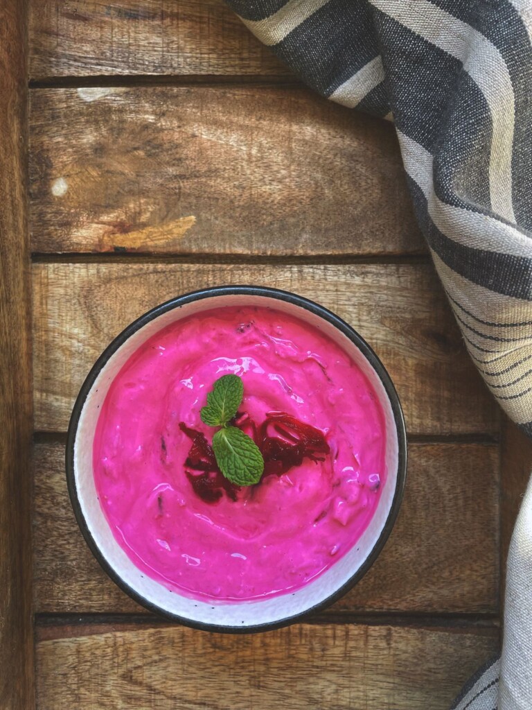 Beetroot Raita (Beet Yogurt Dip) | butfirstchai.com