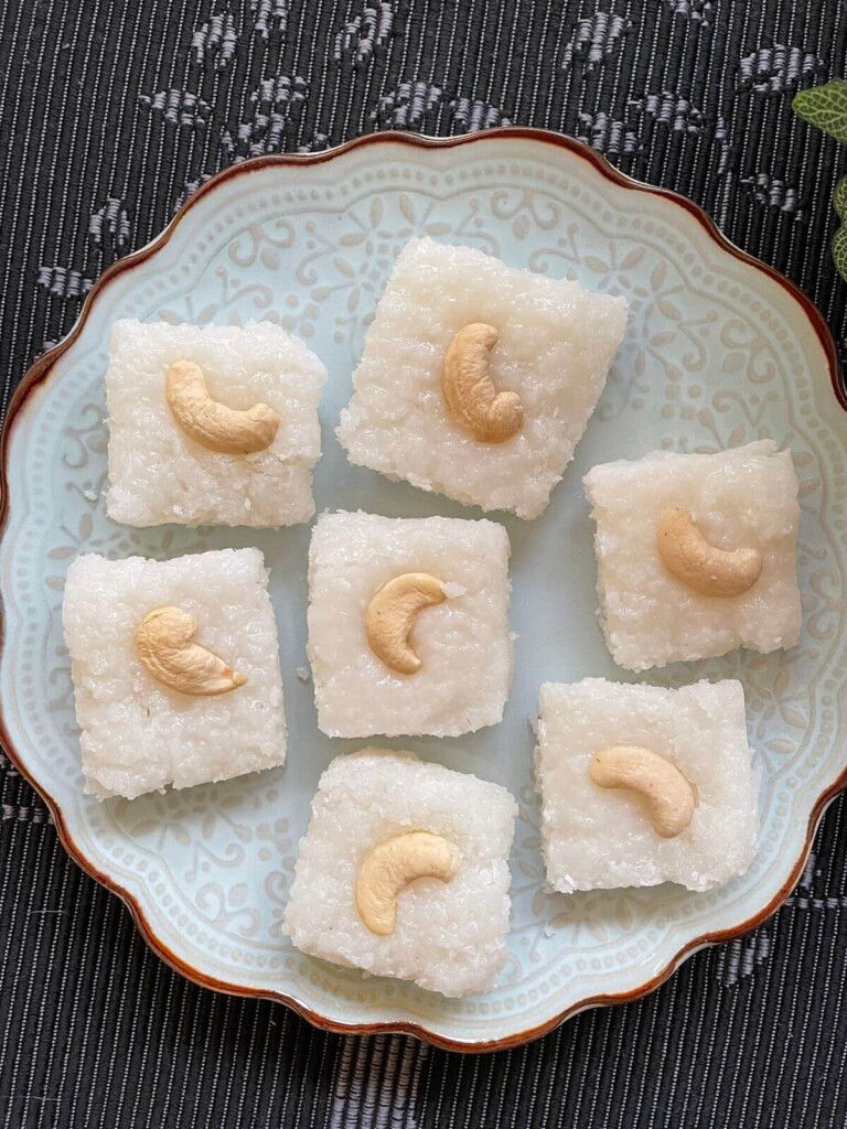 Kashata Za Nazi | Coconut Burfi | butfirstchai.com