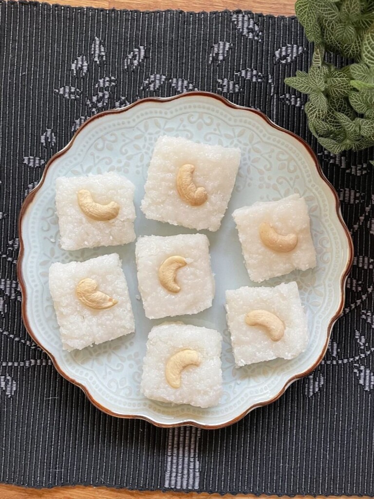 Kashata Za Nazi | Coconut Burfi | butfirstchai.com
