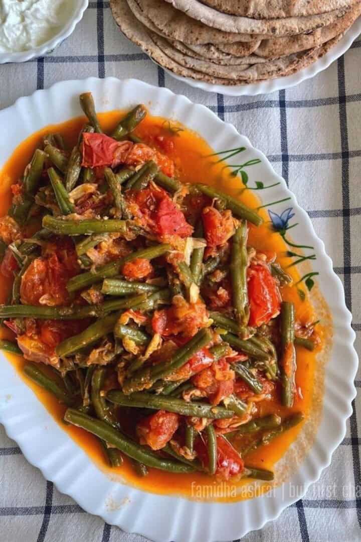 Lebanese Green Beans (Loubieh bi Zeit) – No Spices