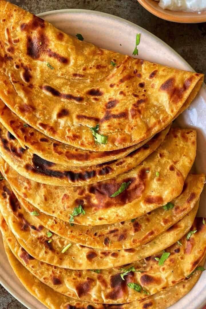 Aloo Paratha Recipe for Beginners | butfirstchai.com