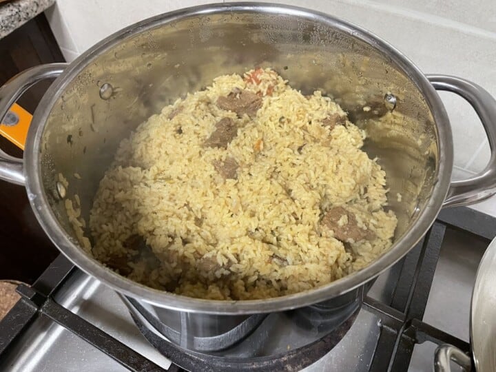 Erachi Choru | Beef Rice | butfirstchai.com