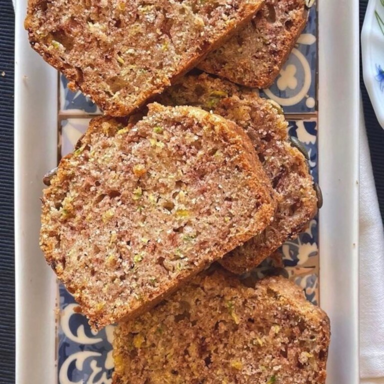 Kousa Sweet Bread | Baby Marrow Loaf | butfirstchai.com