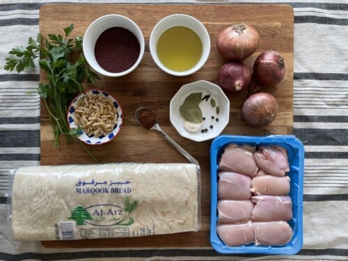 Musakhan Rolls (Sumac Chicken)