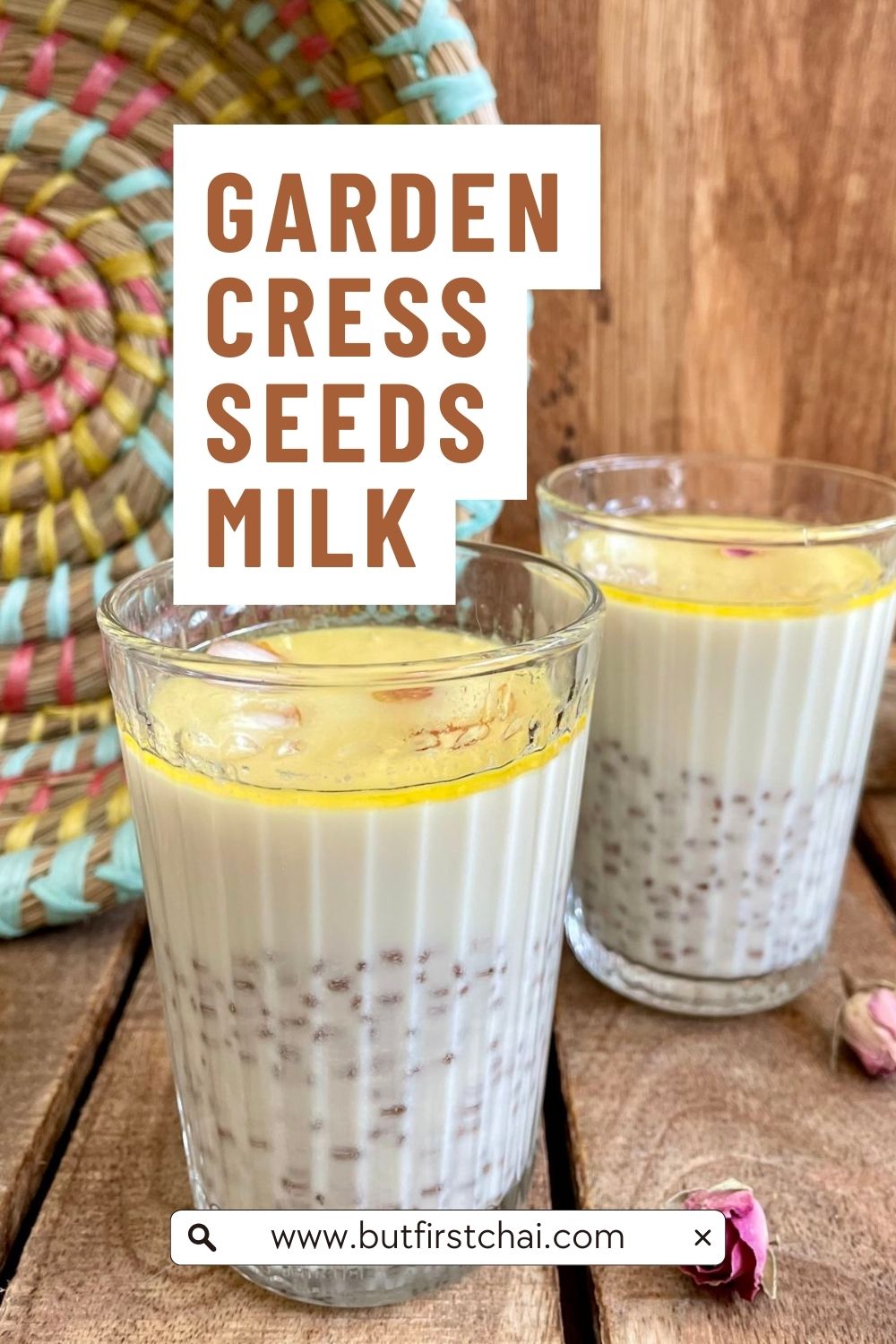 Red Seeds Milk Drink (Aliv seeds) | butfirstchai.com