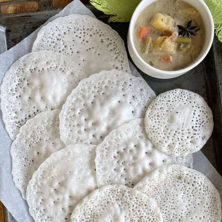Vellayappam Recipe with Yeast | butfirstchai.com