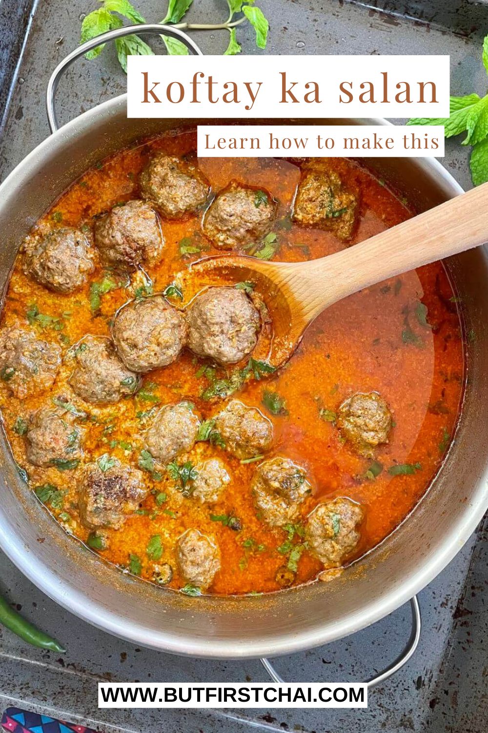 Kofta Curry Recipe | Koftay ka Salan | butfirstchai.com